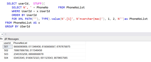 Sql Server String Agg Function Sql Bi Tutorials