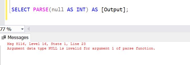 Sql Parse Function Sql Bi Tutorials