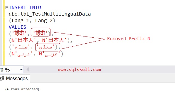 Insert Multi Language Data In Table Sql Bi Tutorials